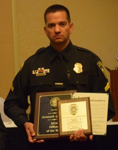 Homicide Investigator Kenneth Gillespie Receives Officer Of The Year Award